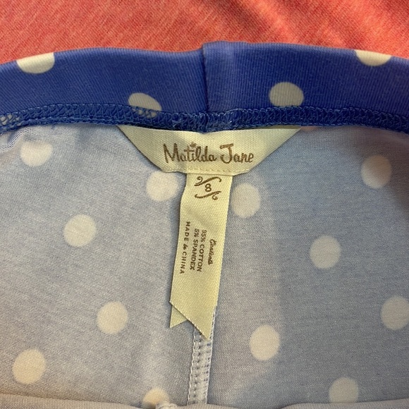 Matilda Jane | Bottoms | Matilda Jane Blue And Yellow Polka Dot ...